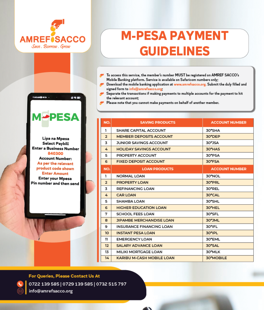 How To Pay | AMREF SACCO